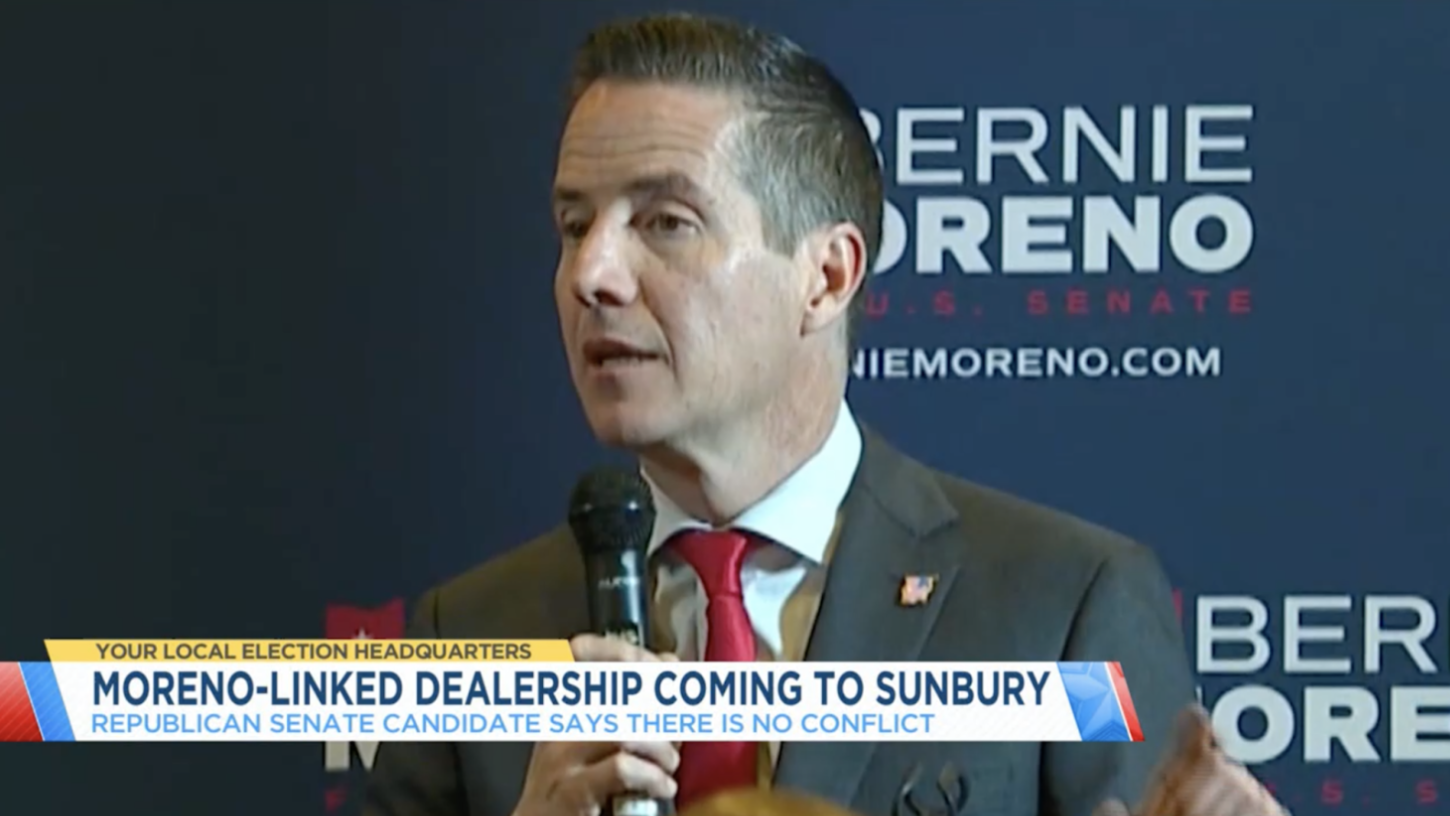 “New Controversy” For Bernie Moreno As He’s Caught Getting Back Into ...